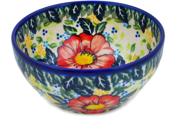 Bowl 5" Bloom Tales Theme UNIKAT – Polish ♥ Pottery
