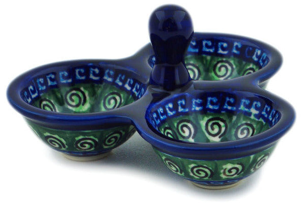 Condiment Dish 5" Harlequin Theme UNIKAT – Polish ♥ Pottery