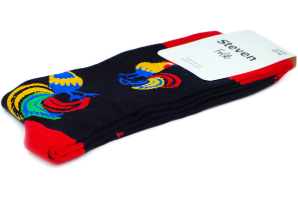 Socks size 10-13 16" Red Fruits Theme – Polish ♥ Pottery