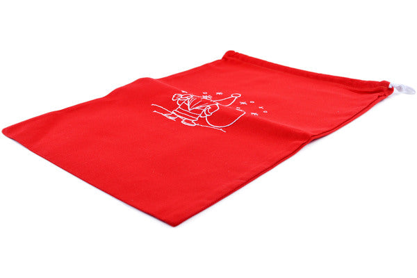 Linen Bag 18" Red Theme – Polish ♥ Pottery
